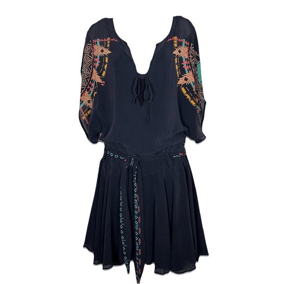 Diesel | Dresses | Vintage Diesel Womens Sz Xl Silk Chiffon Dropped ...